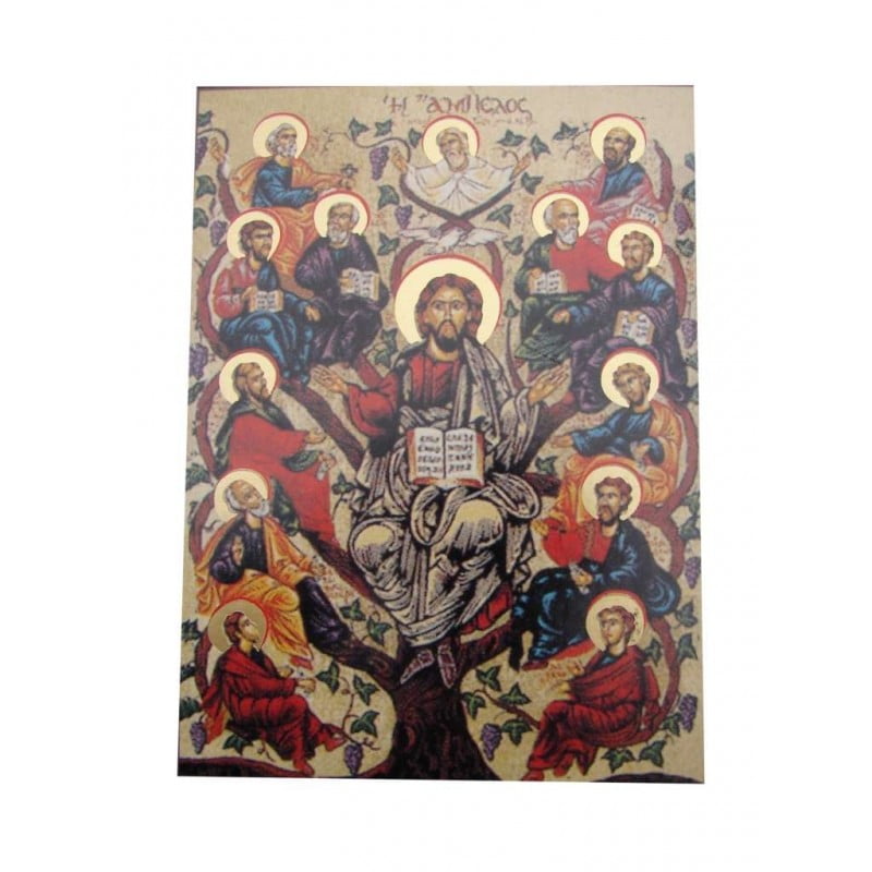 The Vine Tree Unframed Icon IC442 - Holy Land Shopping