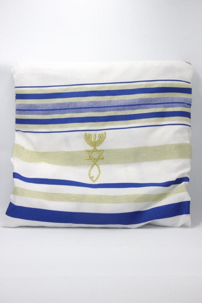 Christian Tallit Prayer Shawl - Holy Land Shopping